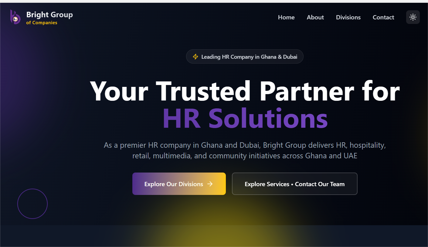 Bright Group of Companies | HR Company in Ghana & Dubai | Recruitment ...